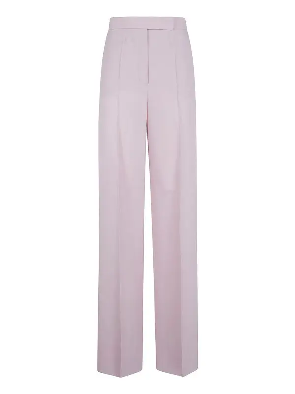 Max Mara Mxmgirone Wide Leg Trousers - Pink