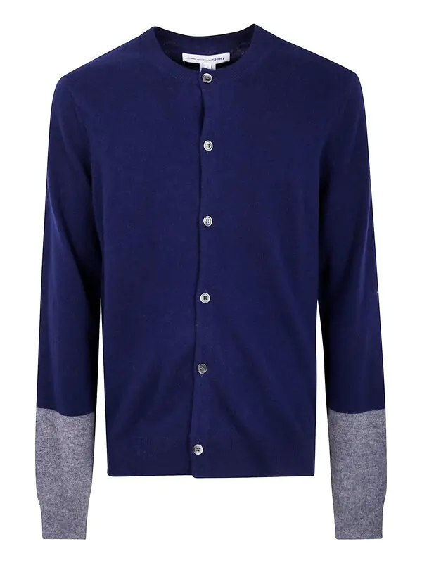 Comme Des Garçons Cardigan Knit - Blue