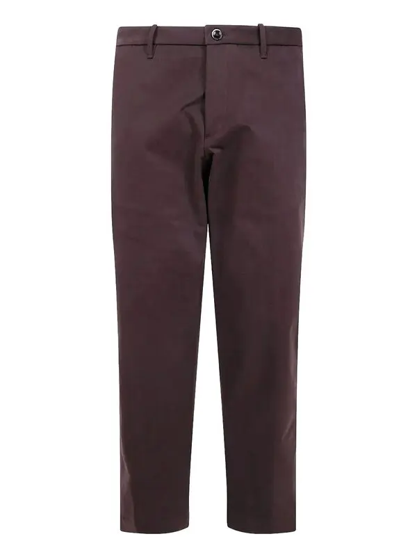NINE:INTHE:MORNING Giove Piatto Slim Trouser - Brown