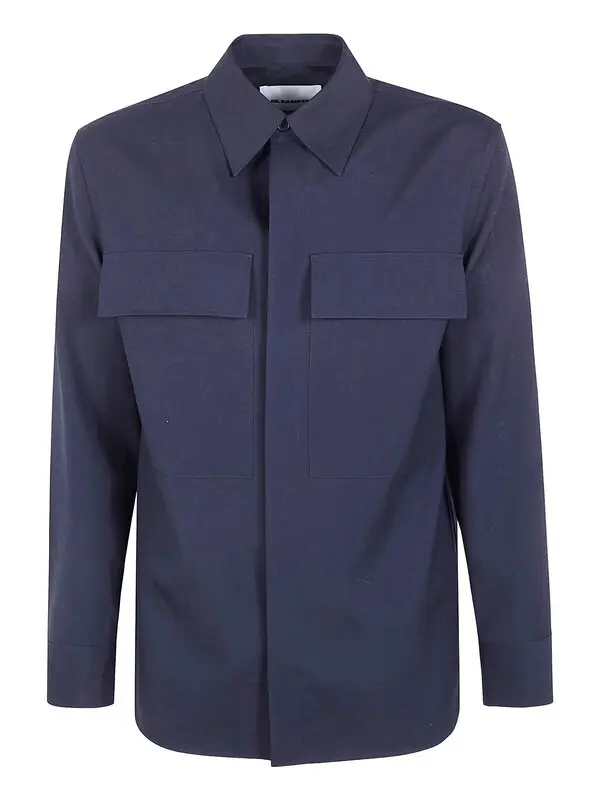 JIL SANDER Classic Shirt - Blue