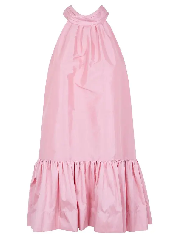 Simkhai Hope Bow Tie Mini Dress - Pink