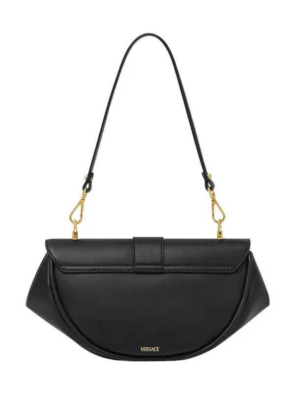 Versace Virtus Medium Shoulder Bag - Black