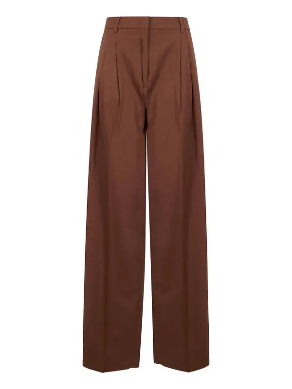 Max Mara Wide Leg Trousers - Brown