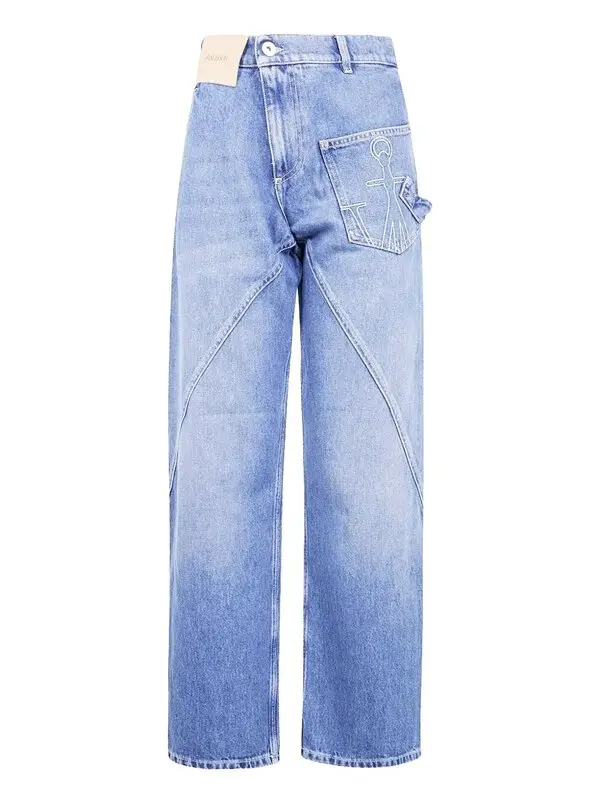 J.W.ANDERSON Twisted Workwear Jeans - Blue