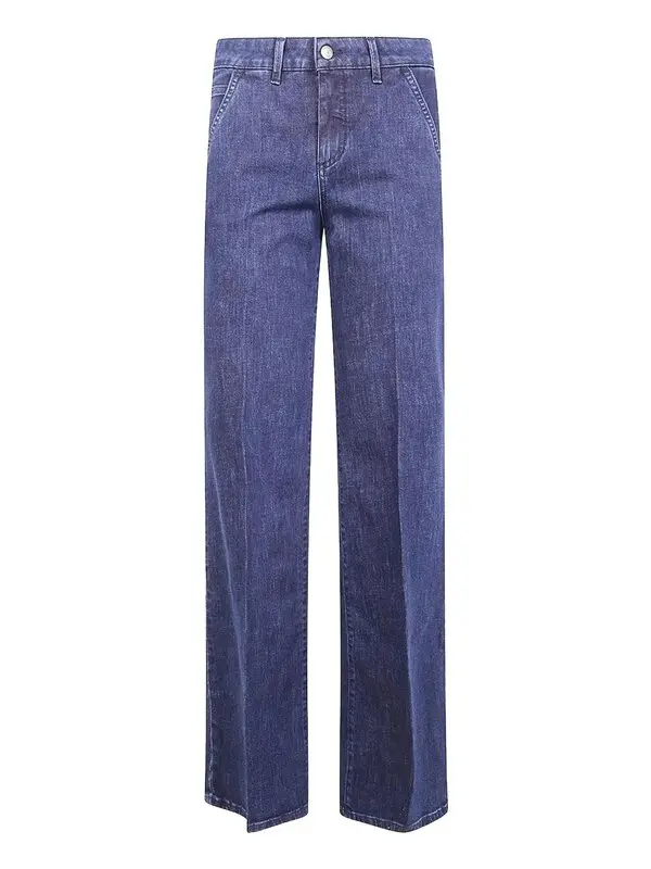 CIGALA'S Chino Flare Trousers - Blue