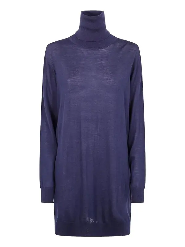 Liviana Conti Long-sleeved Sweater - Blue