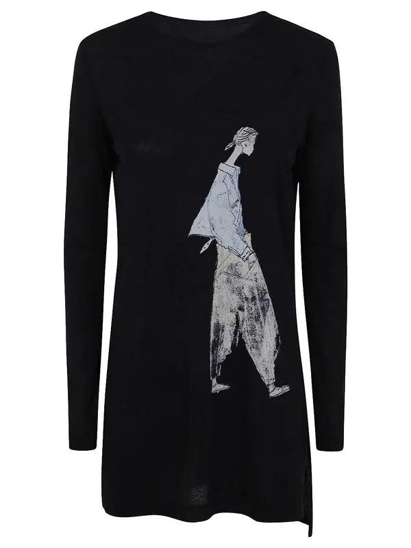 Yohji Yamamoto R-dessin D T Dress - Black