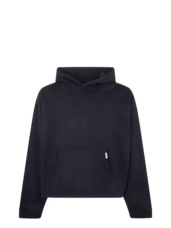 REPRESENT Initial Boxy Oversized Hoodie - Black