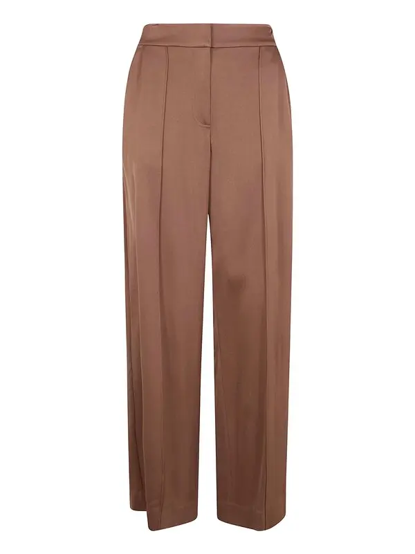 Simkhai Kyra Wide Leg Pant - Brown