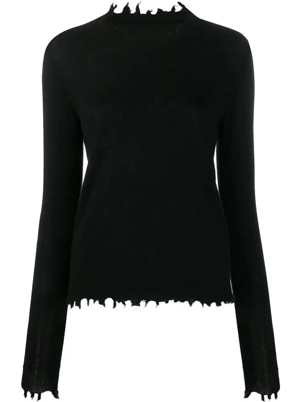 UMA WANG High-neck Sweater - Black