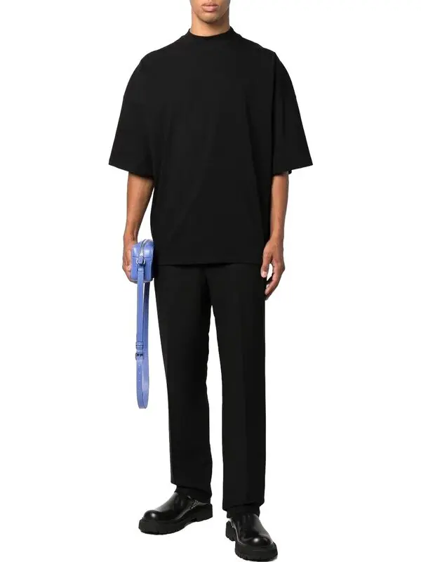 JIL SANDER Crewneck Short Sleeves Classic T-shirt - Black