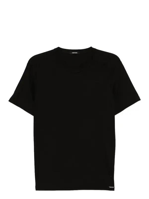 TOM FORD UNDERWEAR T-shirt Crewneck Cotton Stretch Jersey - Black