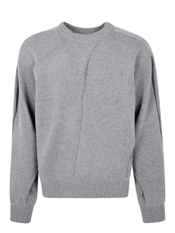 Axel Arigato Stitch Paneled Sweater - Gray