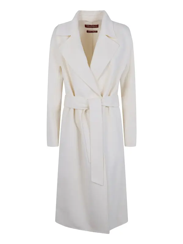 Max Mara Mstcles Regular Coat - White