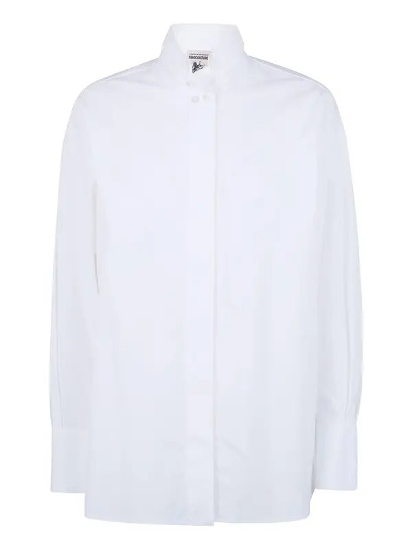 SEMICOUTURE Classic Button-down Shirt - White