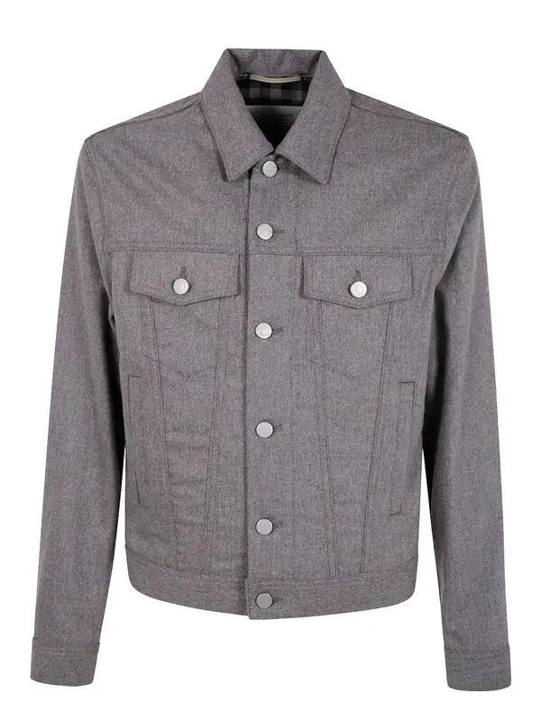 Jacob Cohen Trucker Jacket - Gray