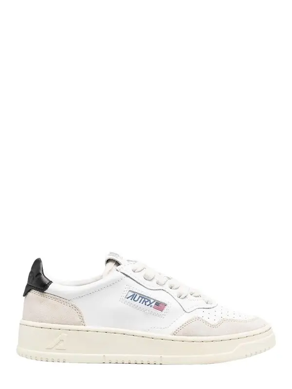 AUTRY Medalist Low Suede Sneakers - White