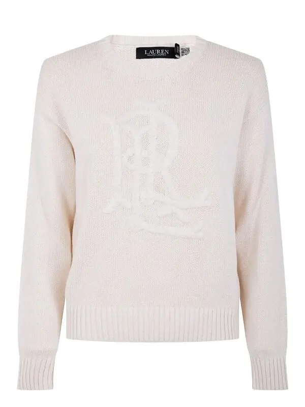 Ralph Lauren Long Sleeve Pullover - White