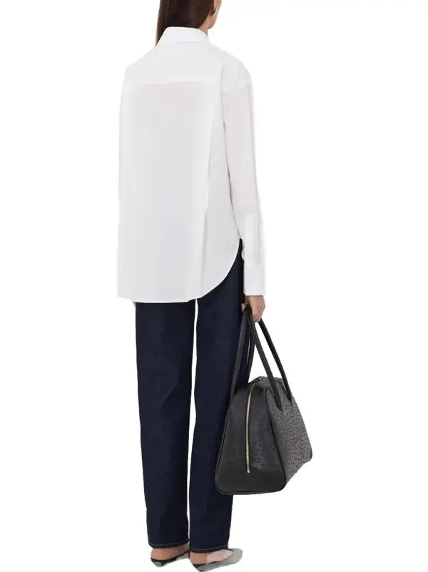 Loulou De Saison Lee" Embroidered Shirt - White