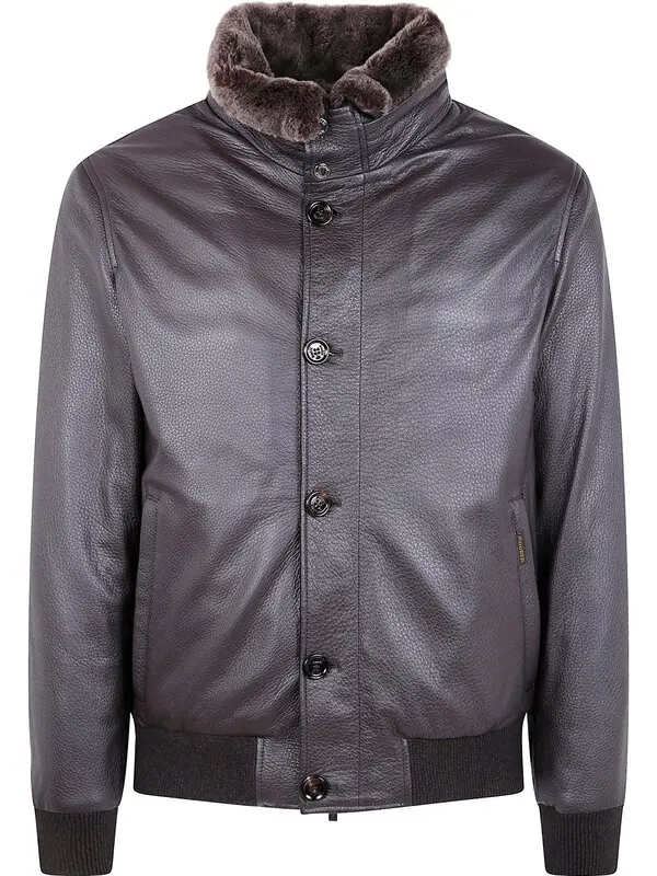 MOORER Cleros" Jacket - Brown