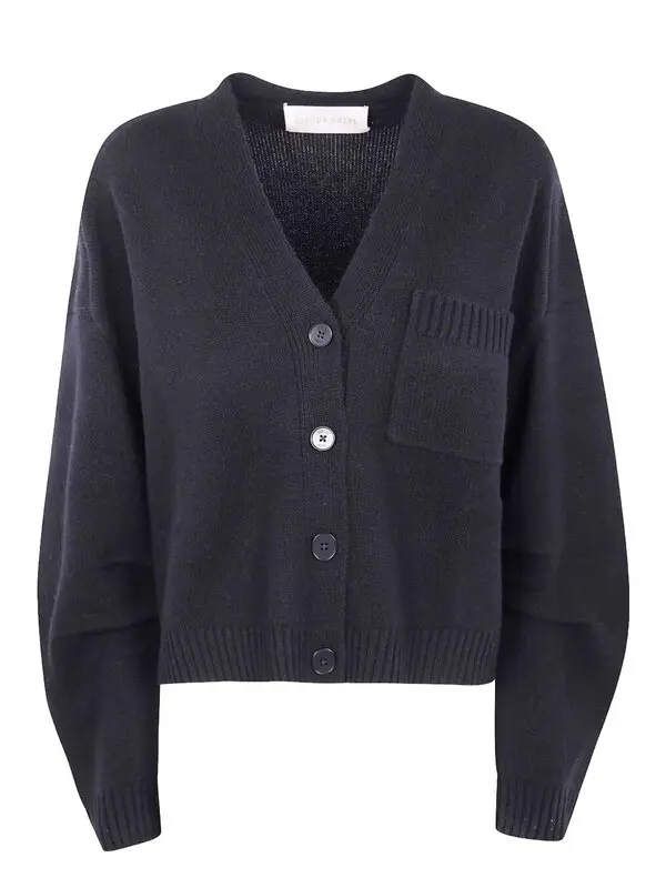 CIRCUS HOTEL Button Detailed Cardigan - Black