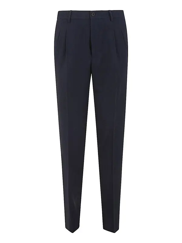 Giorgio Armani Trousers With Two Pences - Blue