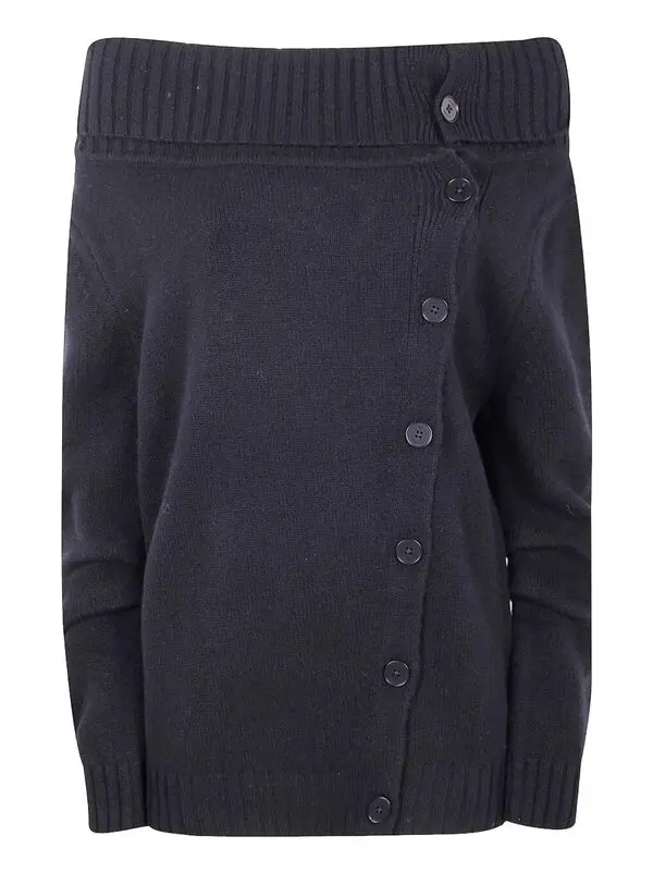CIRCUS HOTEL Cardigan - Black