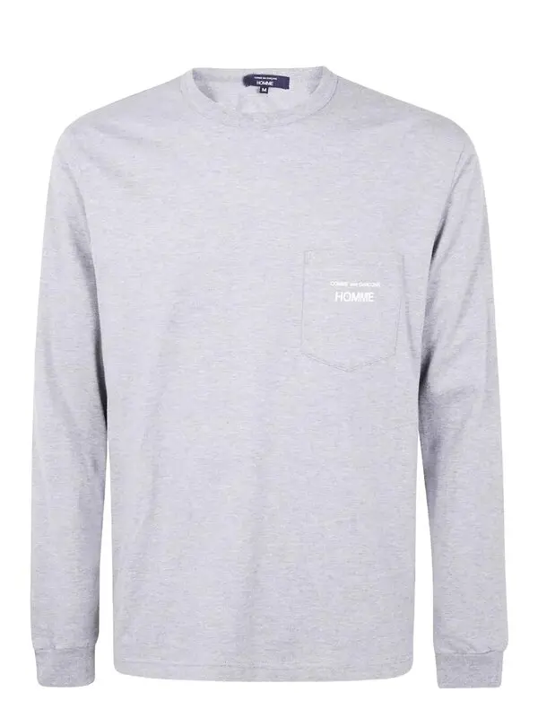 Comme Des Garçons Classic Long Sleeves T-shirt - Gray