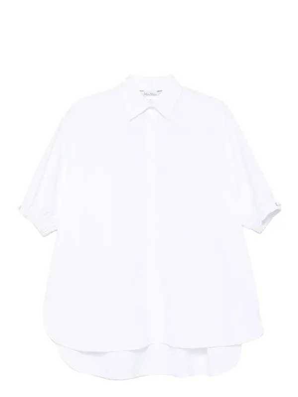 Max Mara Teano Poplin Shirt - White
