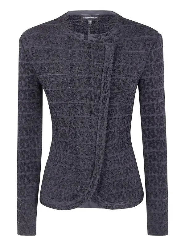 Emporio Armani Jacquard Jacket - Black