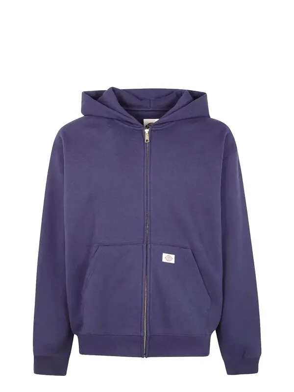 Dickies Mineral Fz Hooded Sweatshirt - Blue