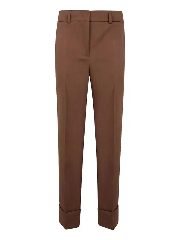 DRHOPE Wide Leg Trousers - Brown