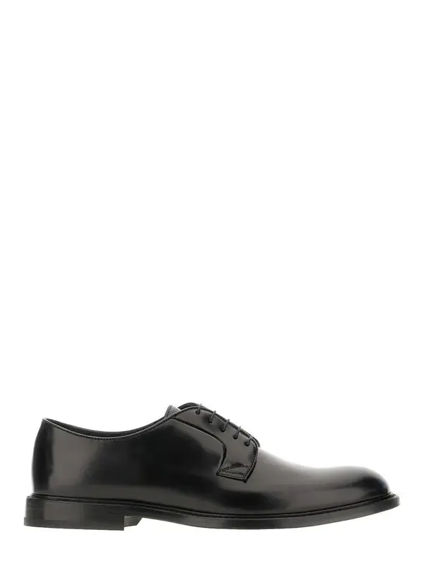 DOUCAL`S Derby Lace Up - Black