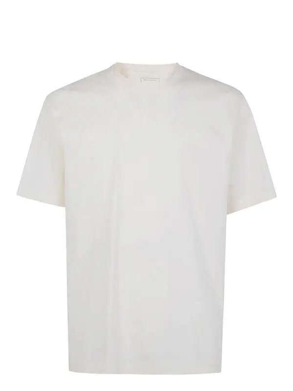 Y-3 YOHJI YAMAMOTO ADIDAS Regular Short Sleeves Tee - White