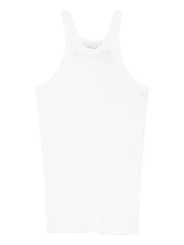 Max Mara Nastie Silk Cotton Tank Top - White
