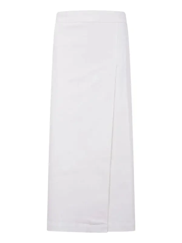 Aspesi Mod.2272 Pleated Long Skirt - Beige