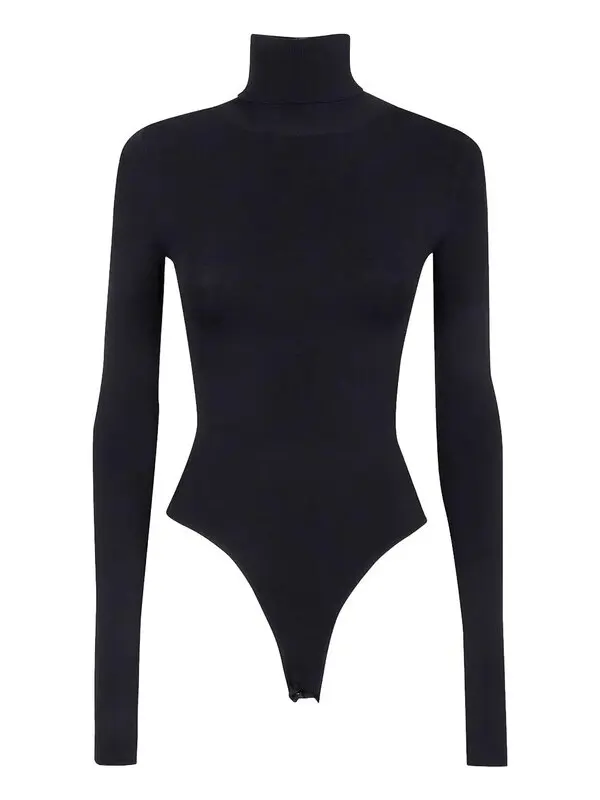 ENTIRE STUDIOS Turtleneck Bodysuit - Black