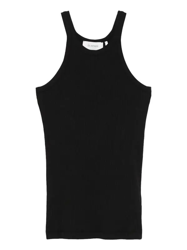 Max Mara Silk Cotton Tank Top - Black