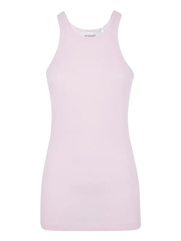 Max Mara Nastie Silk Cotton Tank Top - Pink