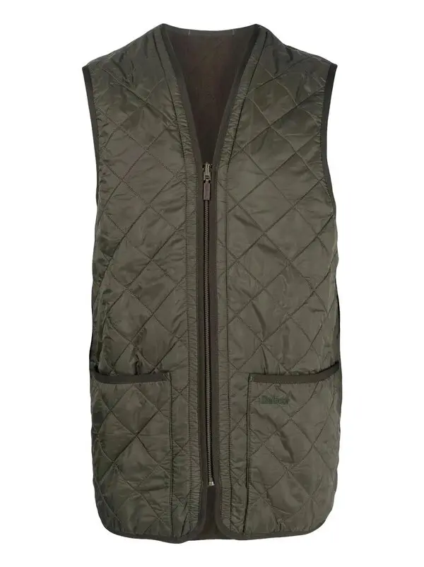 Barbour Polarquilt Waistcoat Zip Liner - Green