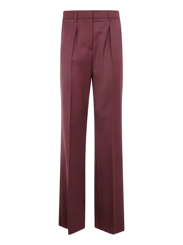 Max Mara Classic Trousers - Red