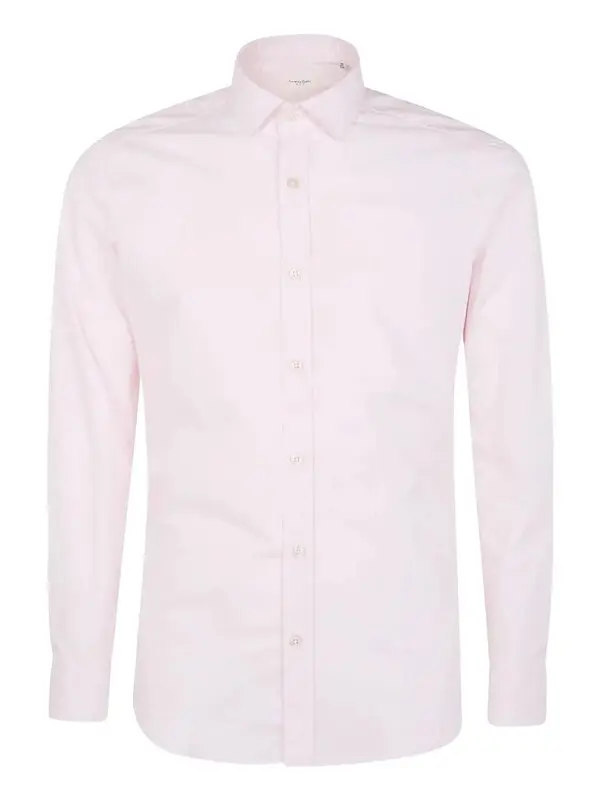 TINTORIA MATTEI 954 New Cotton Stretch Shirt - Pink