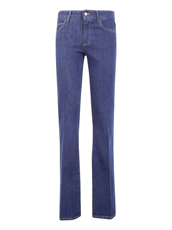 CIGALA'S Denim Ring Stretch Trousers - Blue
