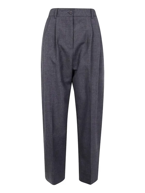 Studio Nicholson Acuna Double Pleat Front Pant - Gray