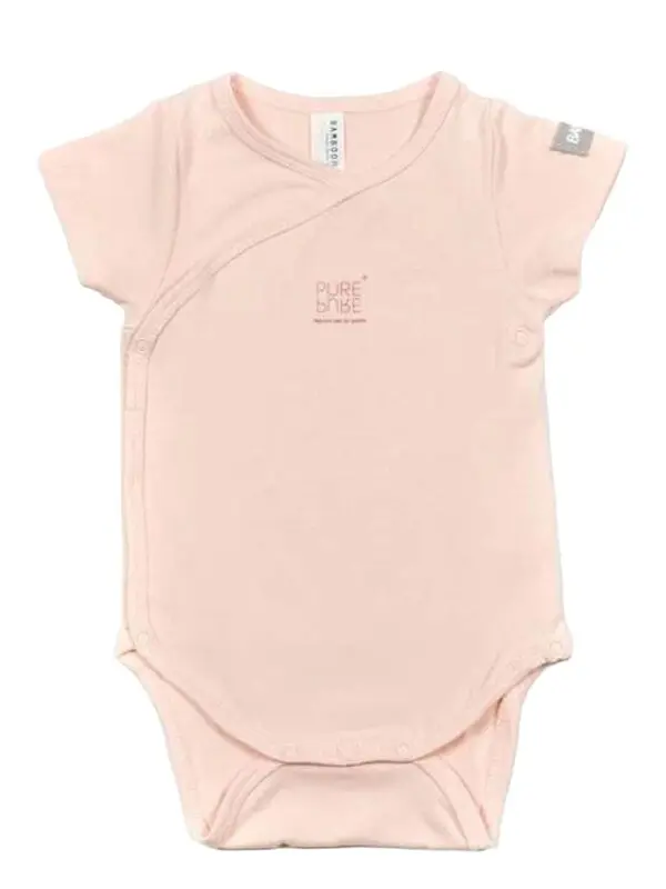 BAMBOOM Short Sleeve Bodysuit - Pink