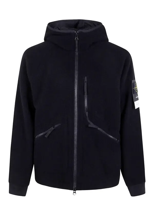 Stone Island Panno Ratinato Jacket - Black