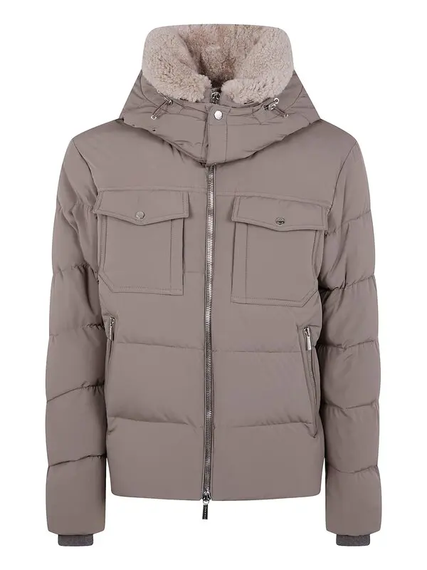 MOORER Alarick Jacket - Brown
