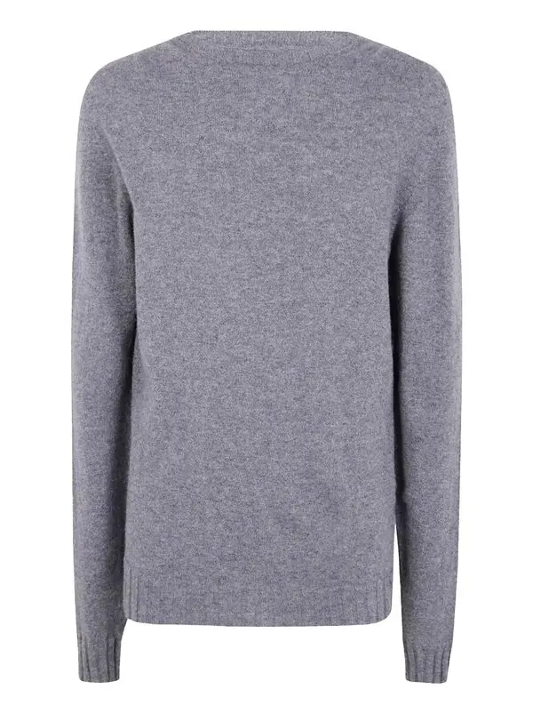 MD75 Cashmere Crew Neck Sweater - Gray