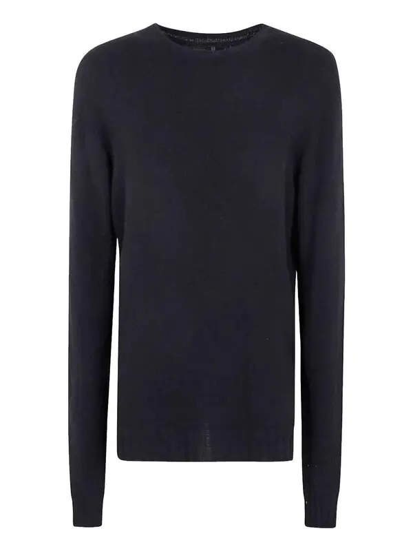 MD75 Cashmere Crew Neck Sweater - Black