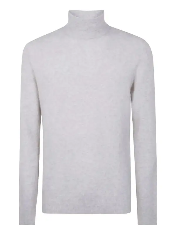 NUUR Long Sleeve Turtleneck Sweater - Gray